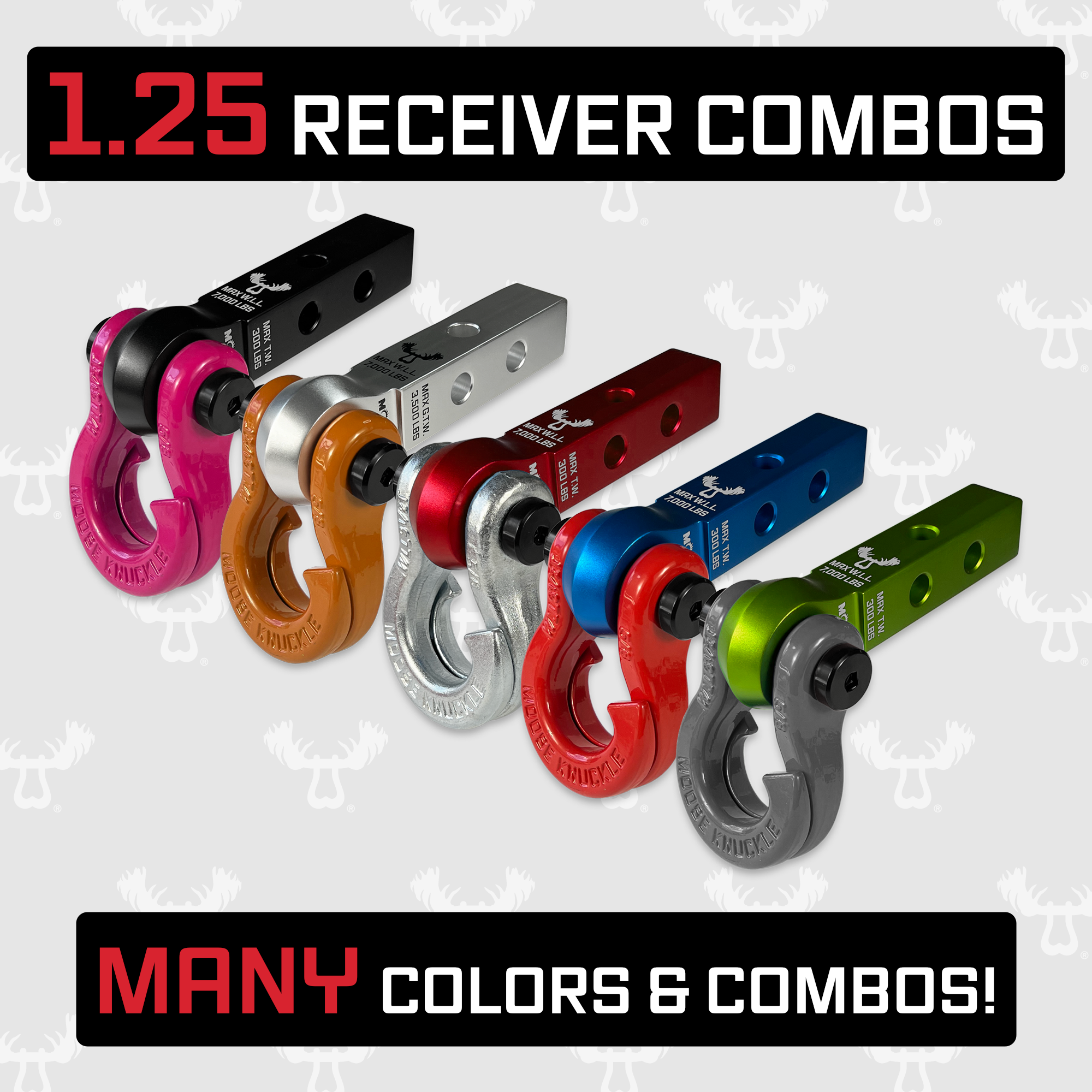 Shop Durable Receiver Shackle Combos | Moose Knuckle Offroad – Forward ...