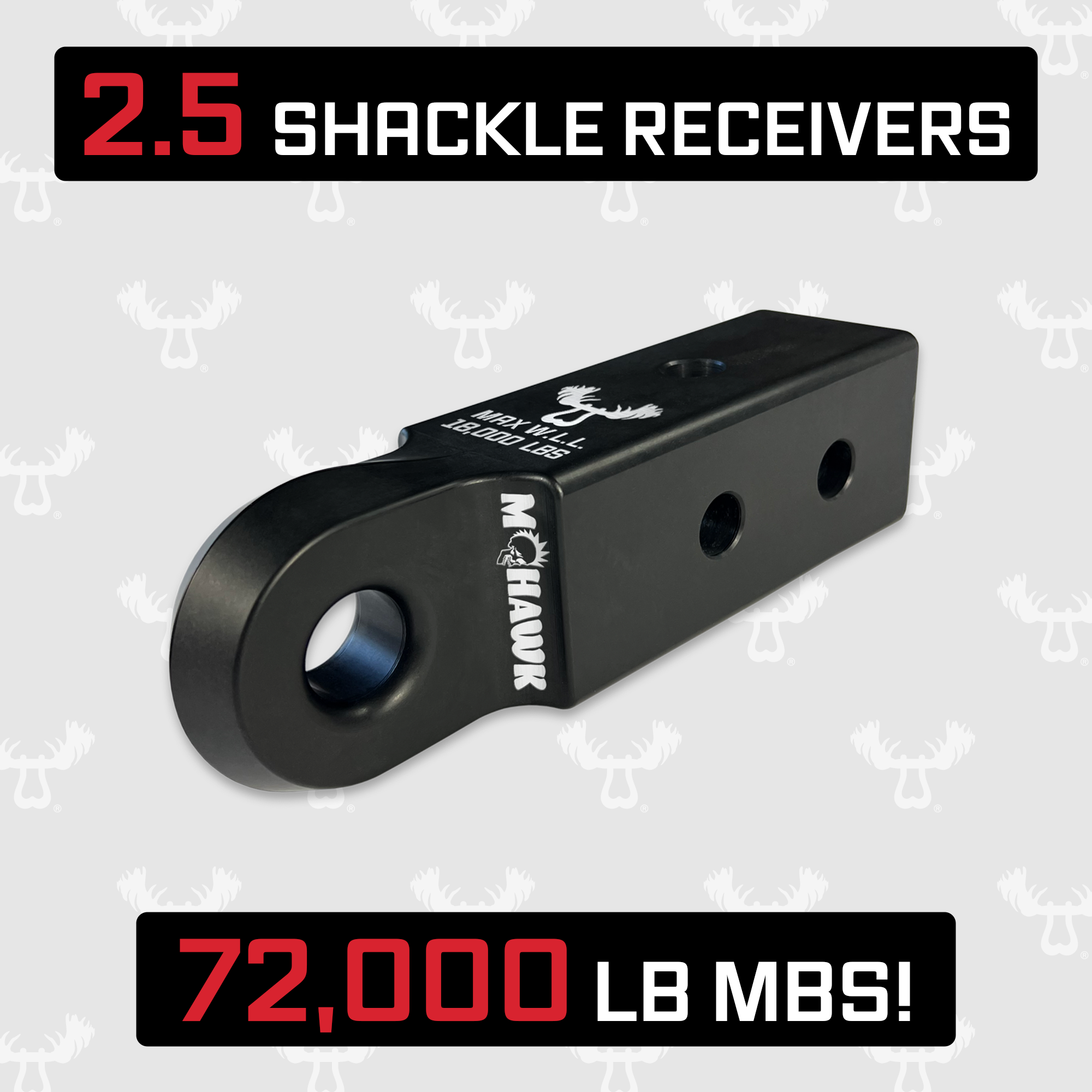 2.5 Hitch Receivers Shackle Mounts – Forward Notion, LLC