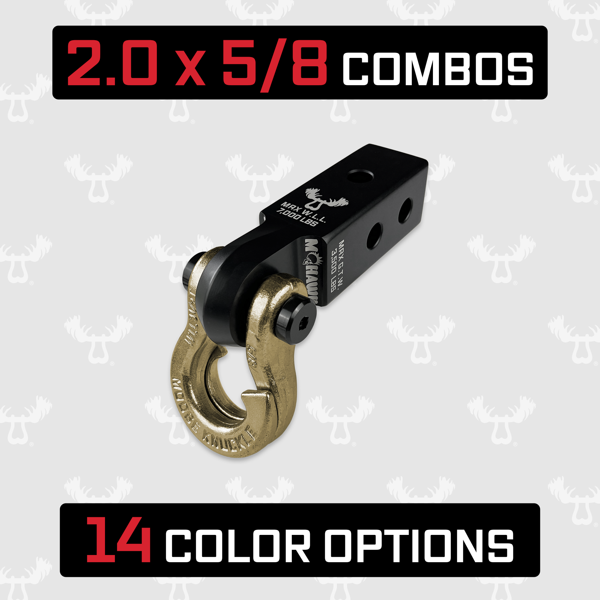 Shop Durable Receiver Shackle Combos | Moose Knuckle Offroad – Forward ...