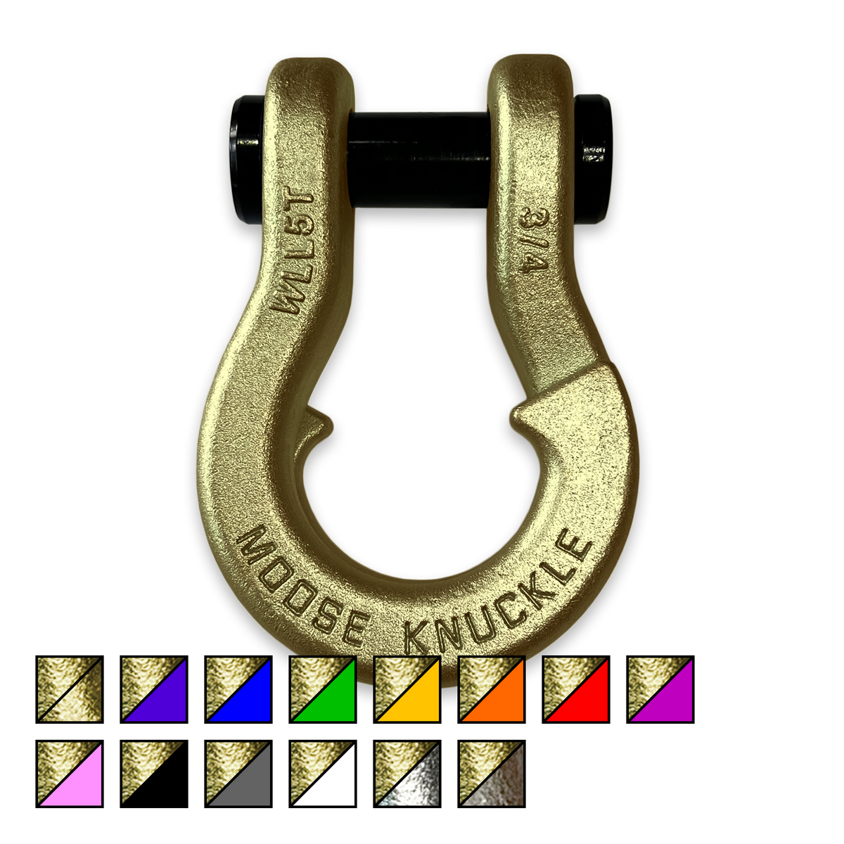 Jowl Best Recovery Shackle | Brass Knuckle | Moose Knuckle Offroad ...